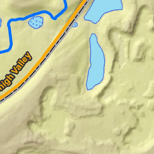 Lime Hollow trail Map (relief) by SUNY Cortland | Avenza Maps