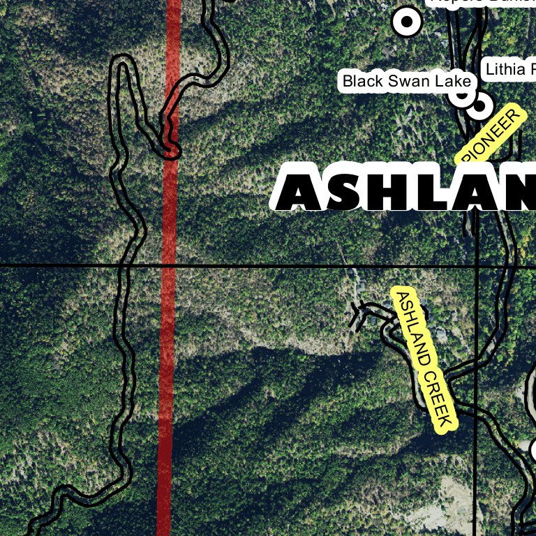 Ashland, Oregon Map by Super See Services | Avenza Maps
