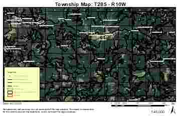 Coos County, Oregon 2018 Township Maps Map by Super See Services ...