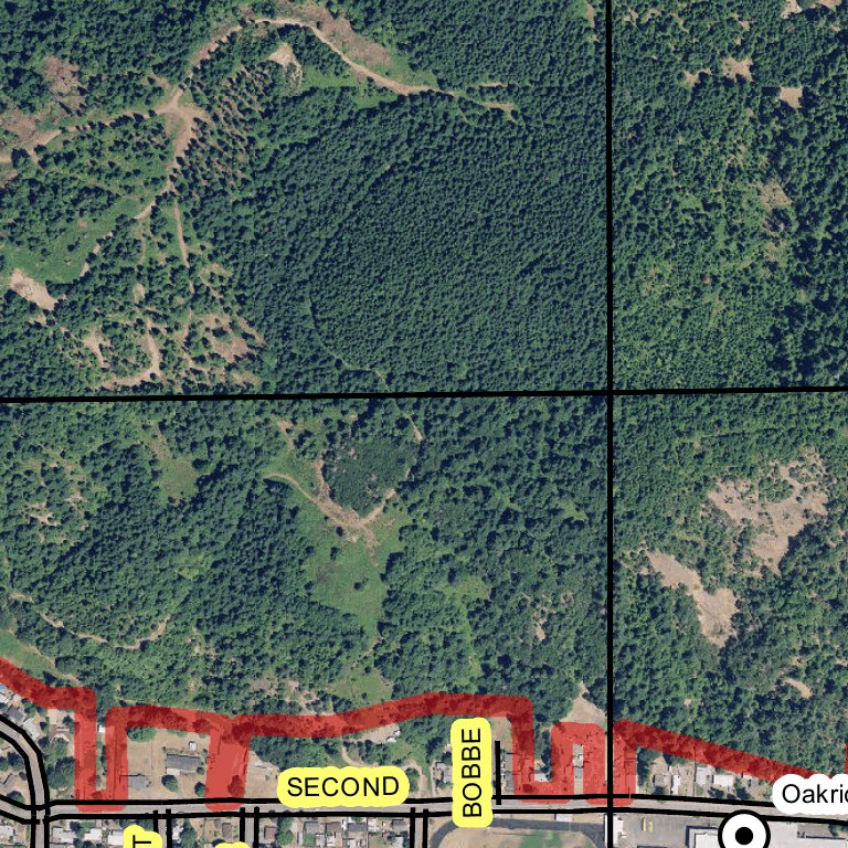 Oakridge, Oregon Map by Super See Services | Avenza Maps