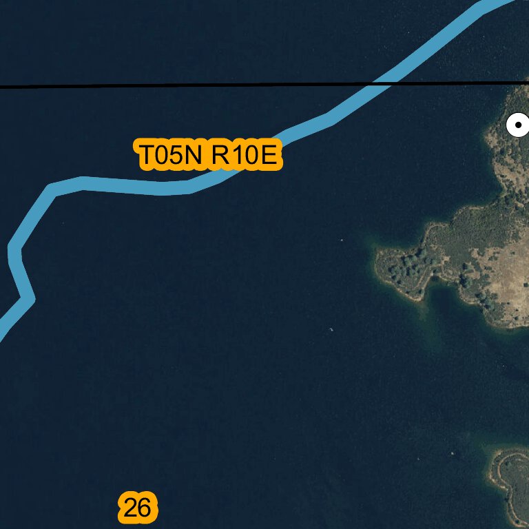 Pardee Reservoir, CA Map by Super See Services | Avenza Maps