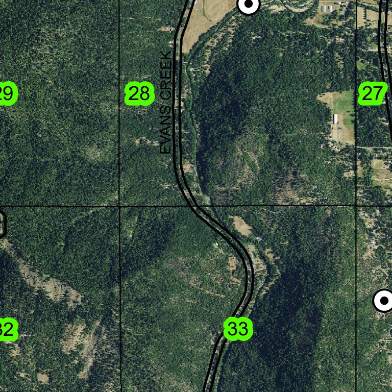 Queens Branch T35S R4W Township Map by Super See Services | Avenza Maps