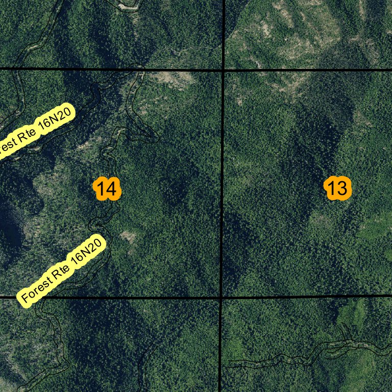 Ship Mountain T16N R3E Map by Super See Services | Avenza Maps