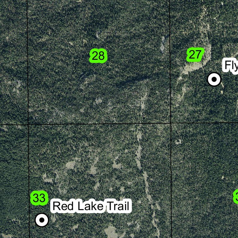 Sky Lakes Wilderness T34S R5E Township Map by Super See Services ...