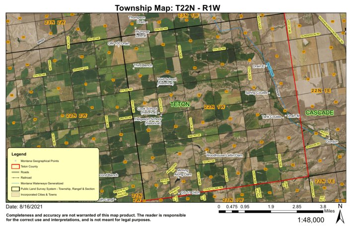 T21N R5W Golden Ridge Map by Super See Services | Avenza Maps