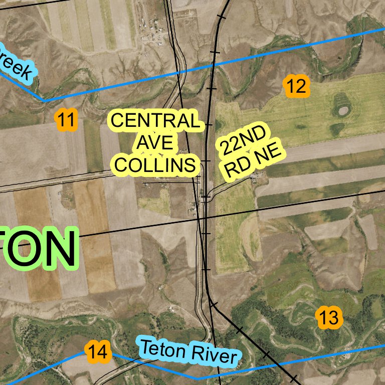 T25N R7W Bynum Reservoir Map by Super See Services | Avenza Maps