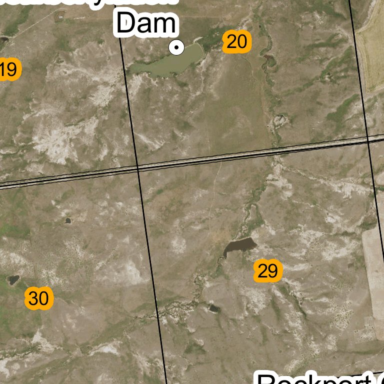 T27N R9W Dupuyer Creek Map by Super See Services | Avenza Maps