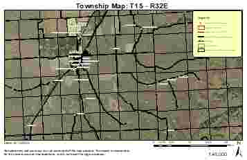 Umatilla County, Oregon 2018 Township Maps Map by Super See Services ...