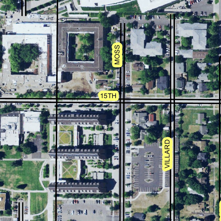 University of Oregon Campus, Oregon Map by Super See Services | Avenza Maps
