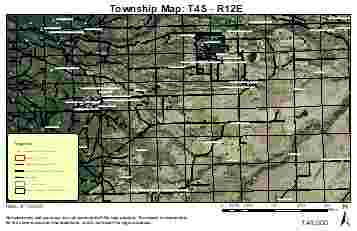 Wasco County, Oregon 2018 Township Maps Map by Super See Services ...