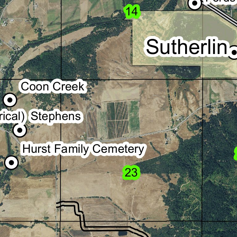 West Sutherlin T25S R6W Township Map by Super See Services | Avenza Maps