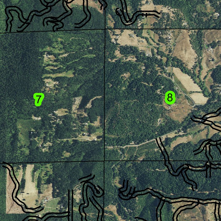West Sutherlin T25S R6W Township Map by Super See Services | Avenza Maps