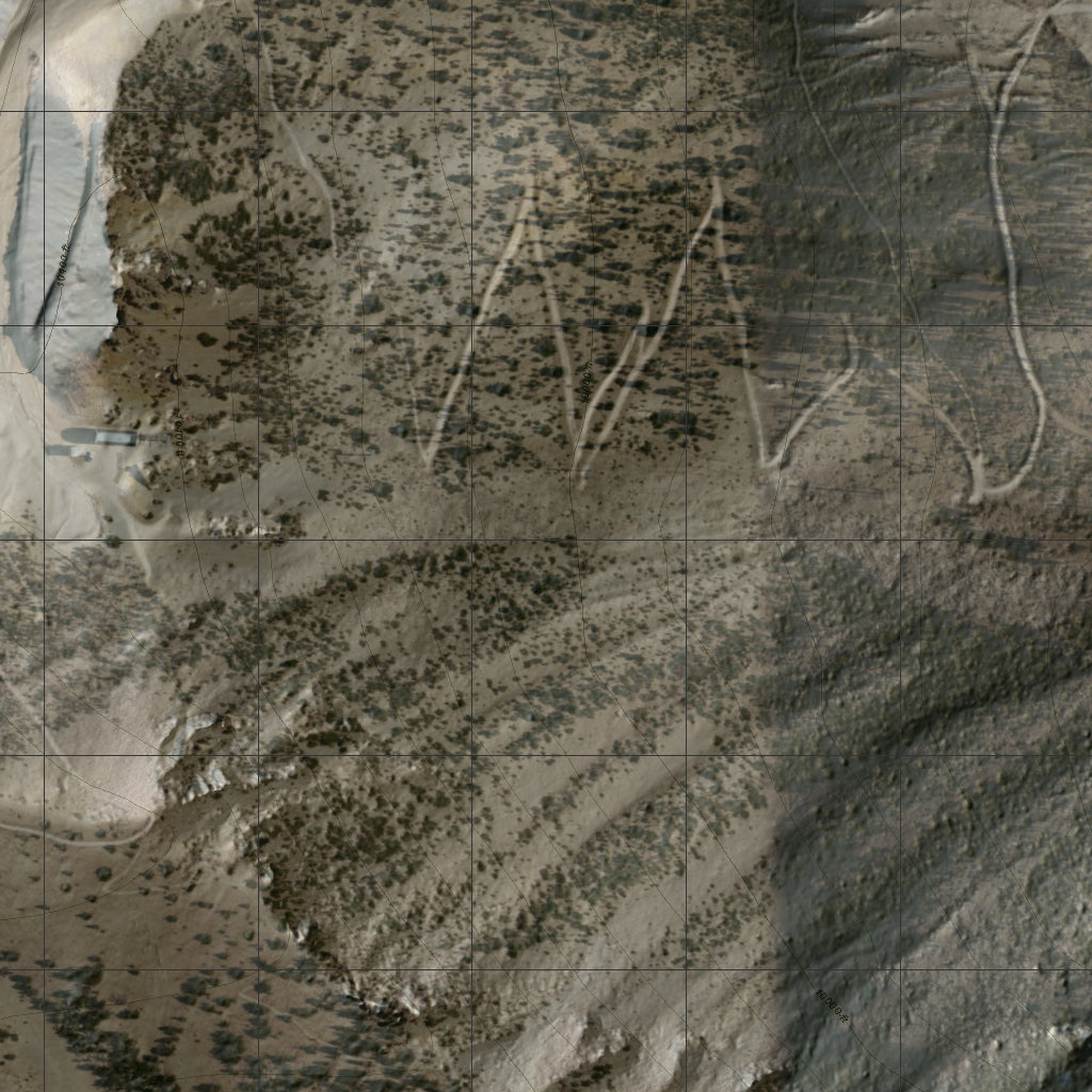Better Slope Ski Maps - MAMMOTH (imagery/terrain) Map by SurfaceGIS.com ...
