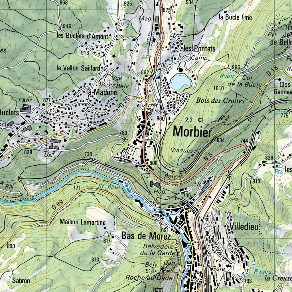 Adelboden, 1:25,000 Map by SwissTopo | Avenza Maps