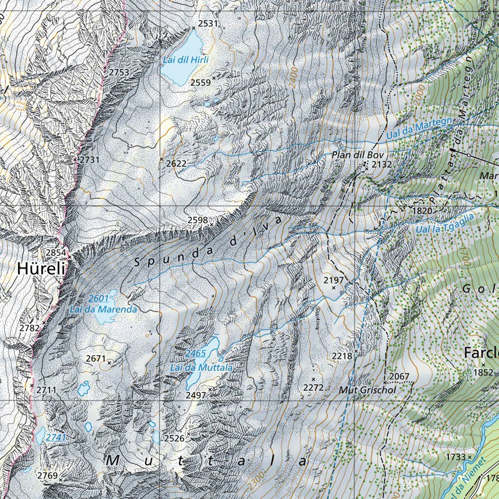 Ambri-Piotta, 1:25,000 Map by SwissTopo | Avenza Maps