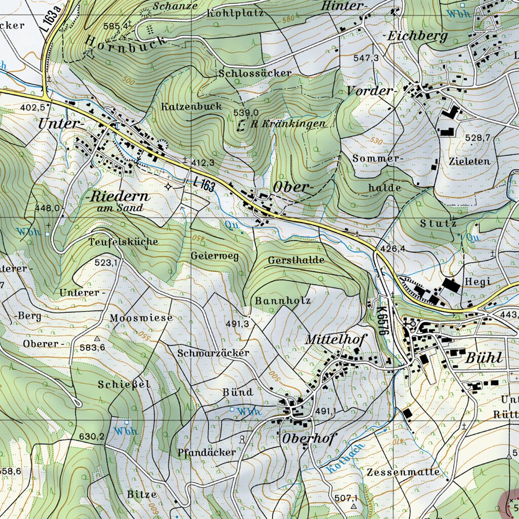 Andelfingen, 1:25,000 Map by SwissTopo | Avenza Maps