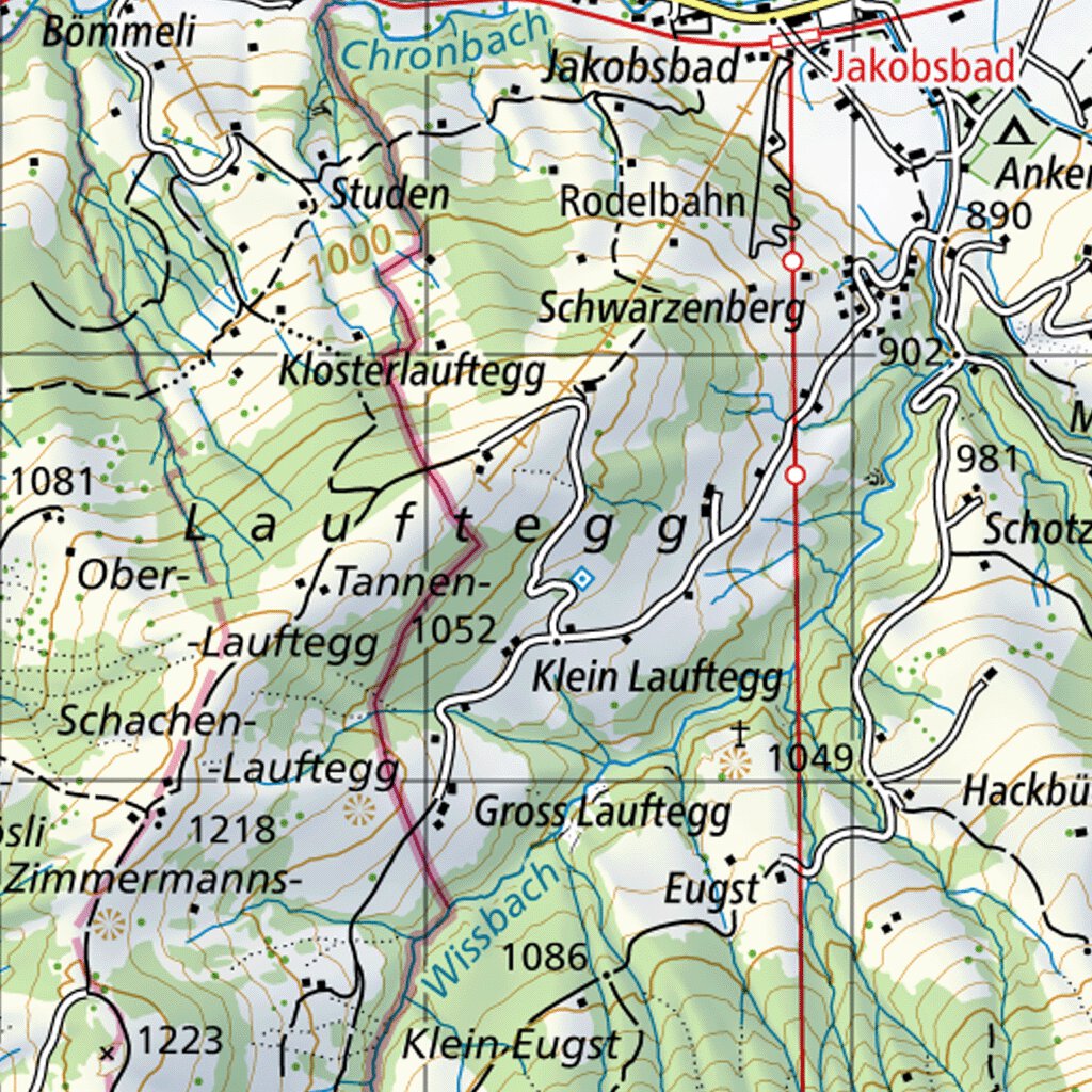 Appenzell, 1:50,000 Map by SwissTopo | Avenza Maps
