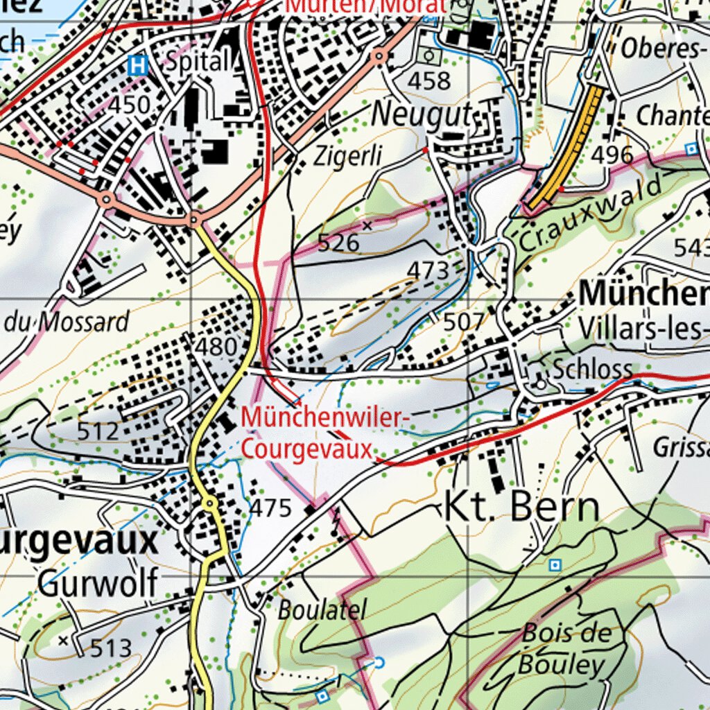 Avenches, 1:50,000 Map by SwissTopo | Avenza Maps