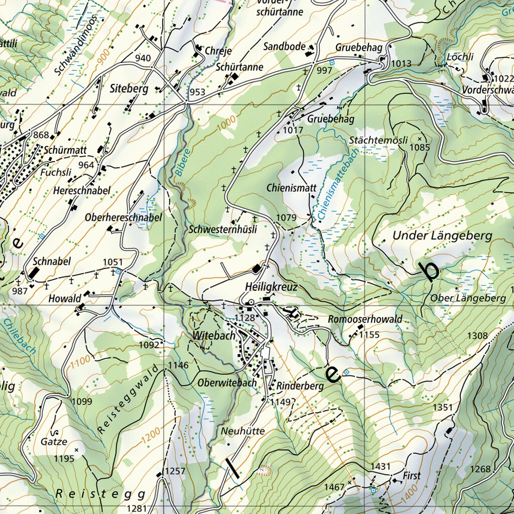 Bern, 1:25,000 Map by SwissTopo | Avenza Maps