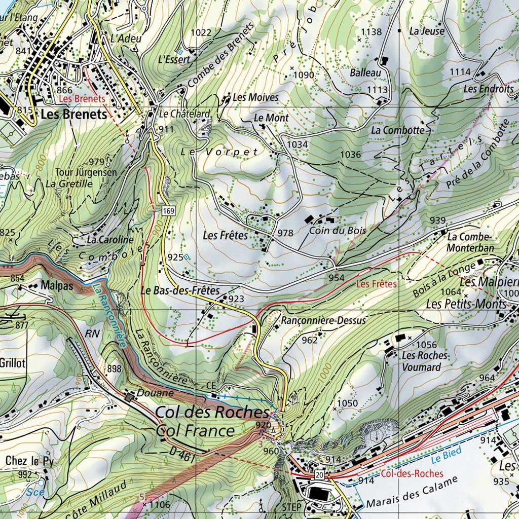 Bieler See, 1:25,000 Map by SwissTopo | Avenza Maps