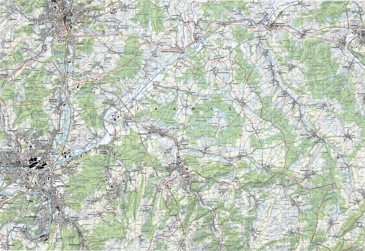 Boncourt, 1:50,000 Map by SwissTopo | Avenza Maps