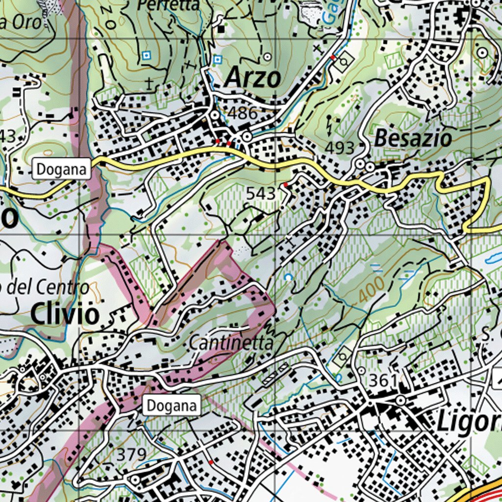 Chiasso, 1:50,000 Map by SwissTopo | Avenza Maps