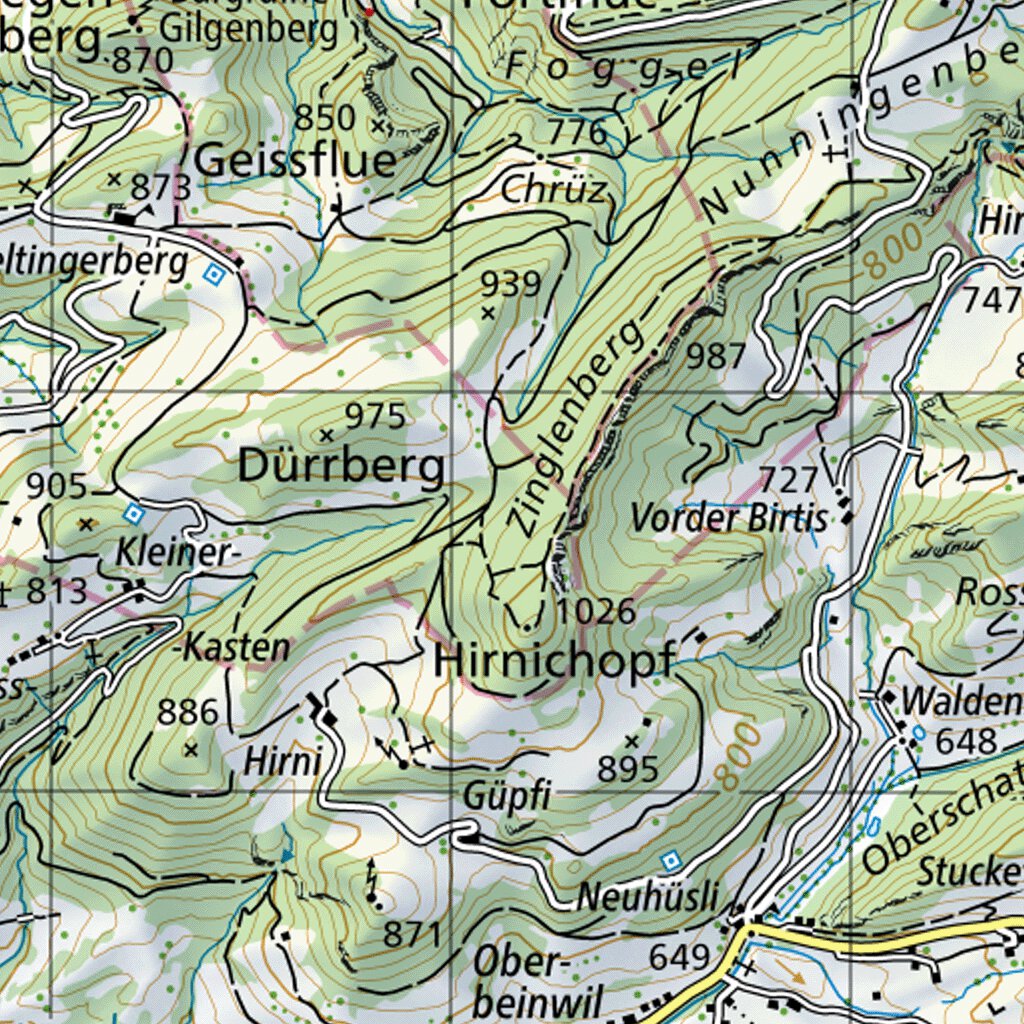 Delémont, 1:50,000 Map by SwissTopo | Avenza Maps
