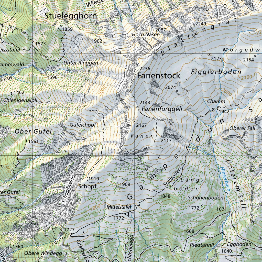 Elm, 1:25,000 Map by SwissTopo | Avenza Maps
