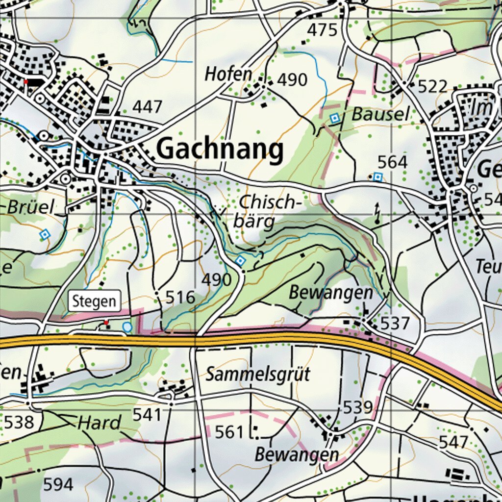 Frauenfeld, 1:50,000 Map by SwissTopo | Avenza Maps