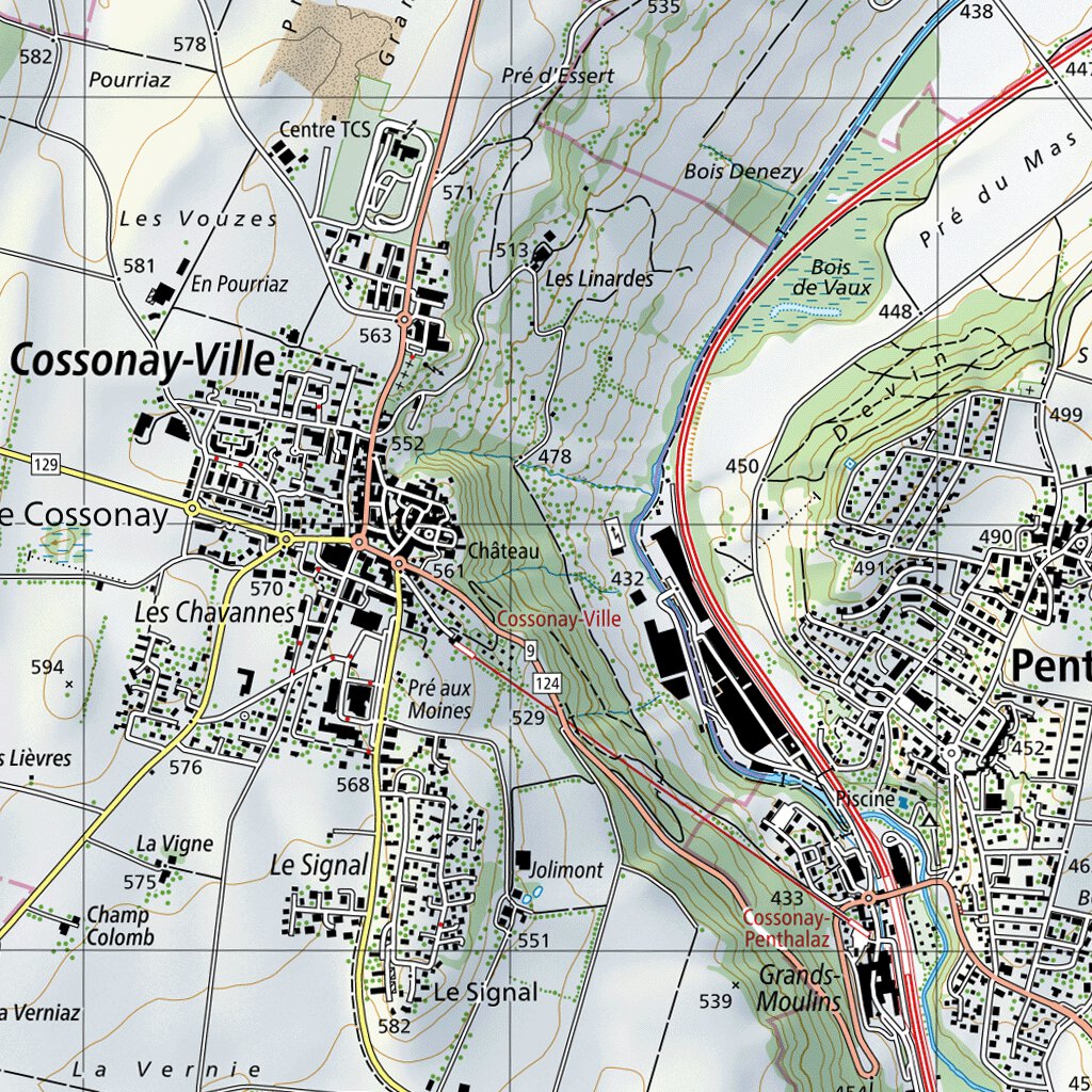 Le Sentier, 1:25,000 Map by SwissTopo | Avenza Maps