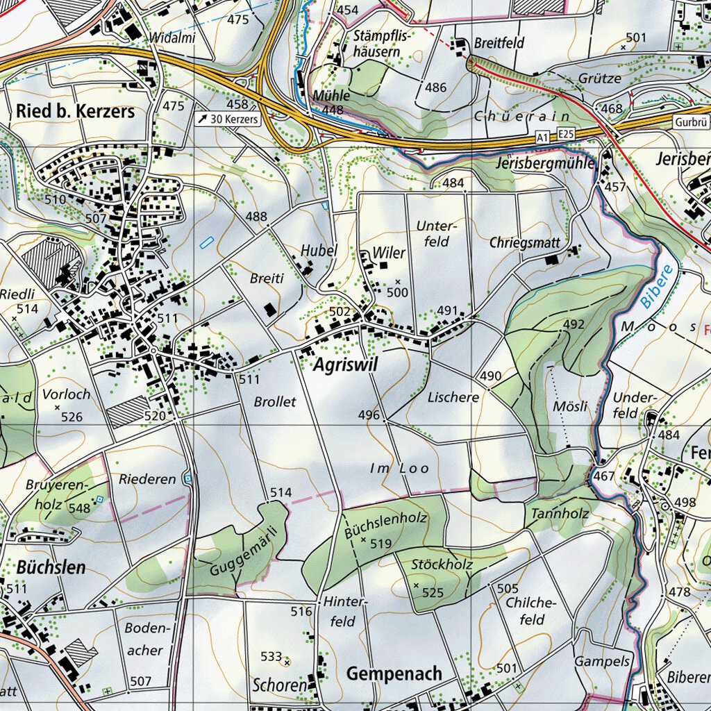 Les Verrières, 1:25,000 Map by SwissTopo | Avenza Maps