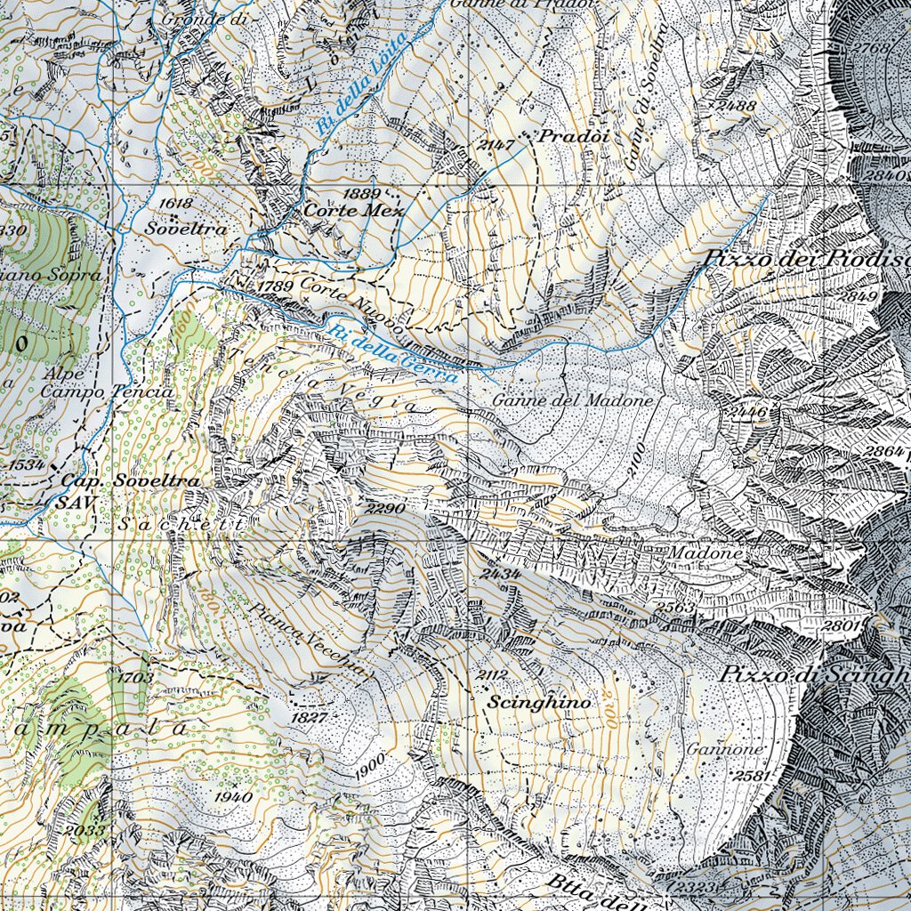 Lötschental, 1:25,000 Map by SwissTopo | Avenza Maps