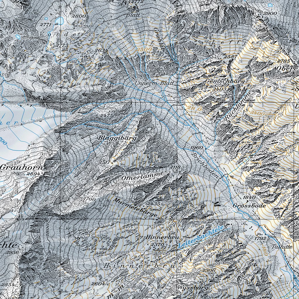 Mürren, 1:25,000 Map by SwissTopo | Avenza Maps