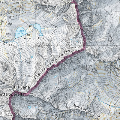 Pizzo Campo Tencia, 1:25,000 Map by SwissTopo | Avenza Maps