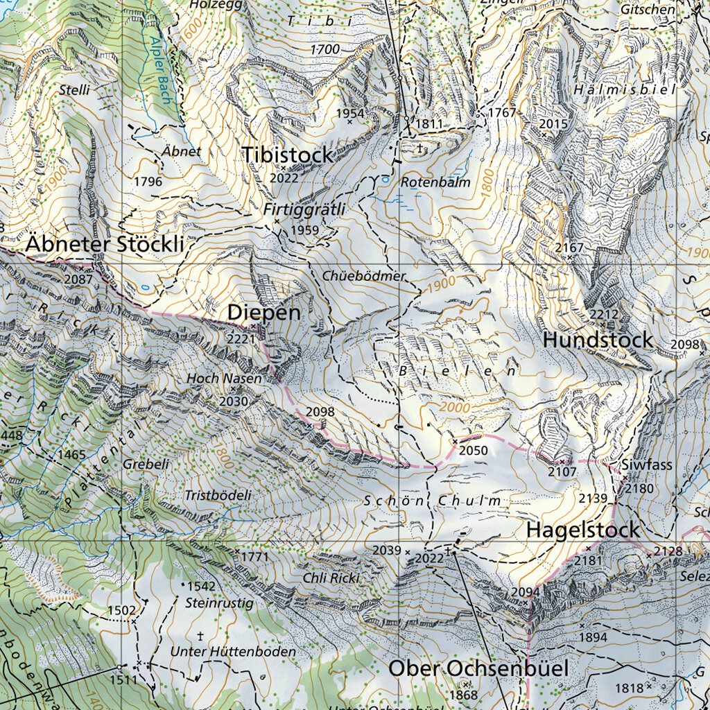 Schiers, 1:25,000 Map by SwissTopo | Avenza Maps