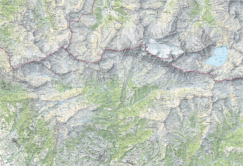 Spitzmeilen, 1:25,000 Map by SwissTopo | Avenza Maps