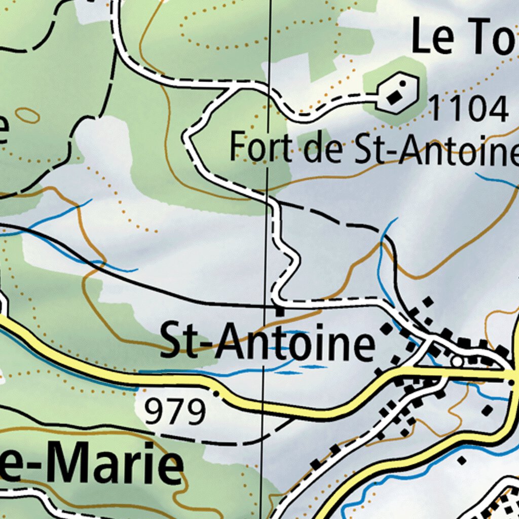 Vallorbe, 1:100,000 Map by SwissTopo | Avenza Maps