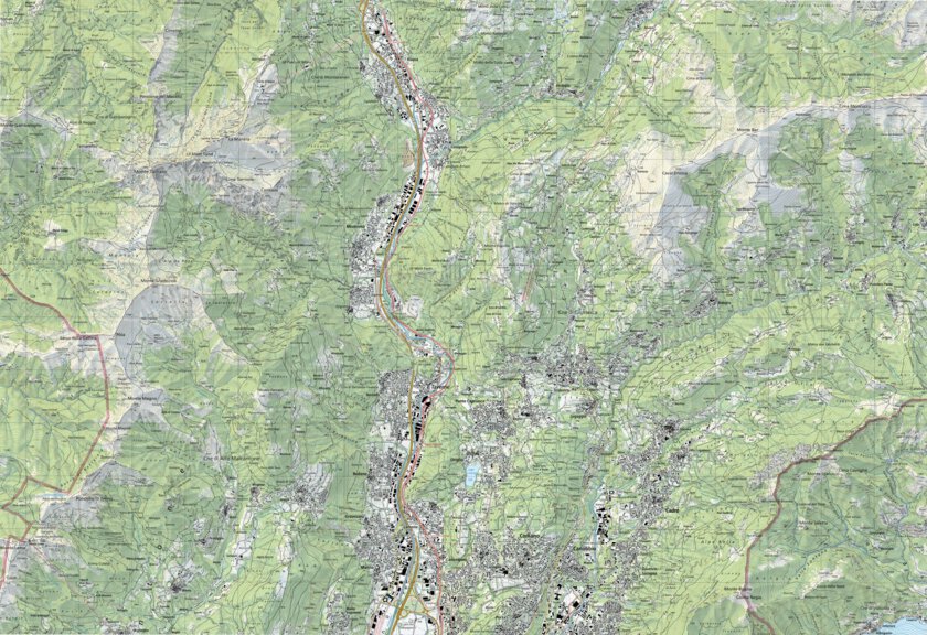 Zermatt, 1:25,000 Map by SwissTopo | Avenza Maps