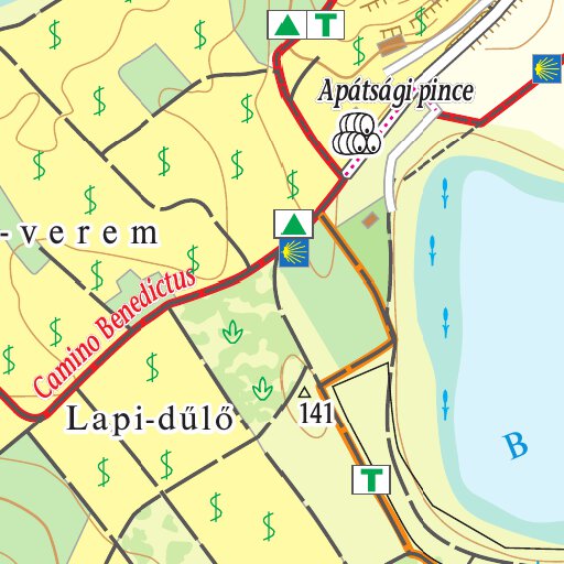 Tihany turistatérkép, tourist Map by Szarvas Andras private ...