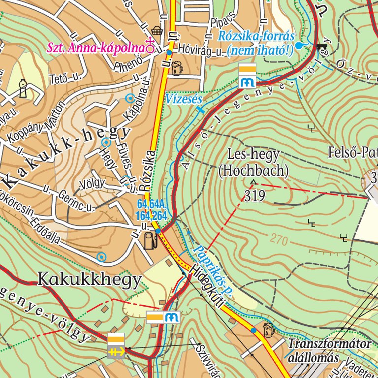 Vendel-hegy, Péter-hegy, Köves-bérc turistatérkép -tourist Map by ...
