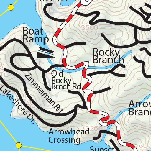 Nantahala Lake Map by Tail of the Dragon, LLC | Avenza Maps