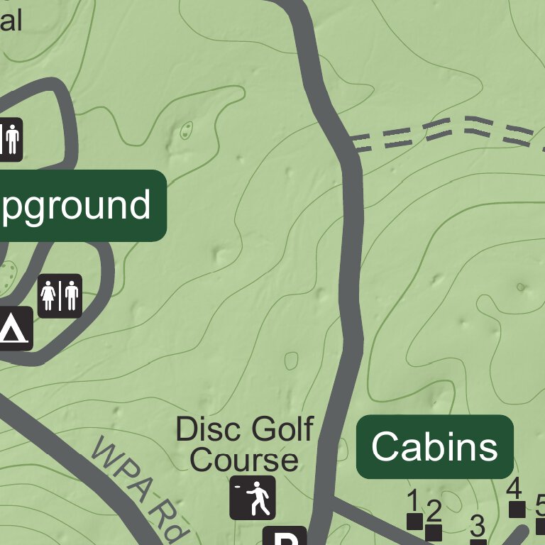 Cedars of Lebanon State Park Map by Tennessee State Parks | Avenza Maps