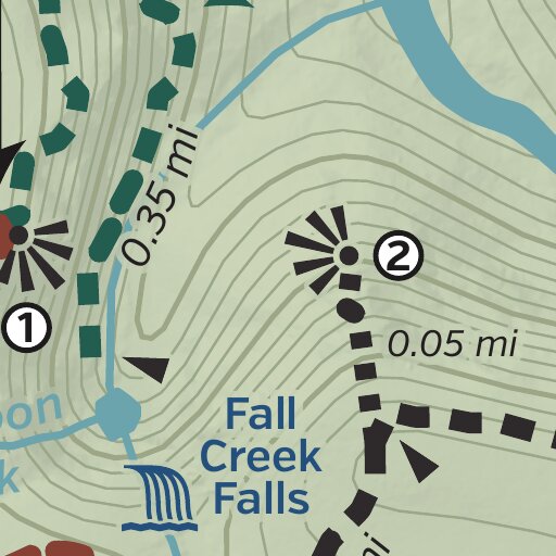 Fall Creek Falls State Park - Nature Center Map by Tennessee State ...