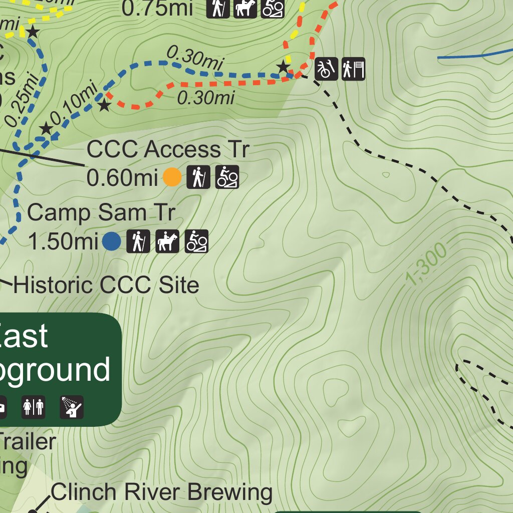 Norris Dam State Park Map by Tennessee State Parks | Avenza Maps