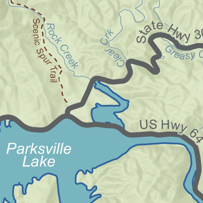 Ocoee River State Park Map by Tennessee State Parks | Avenza Maps