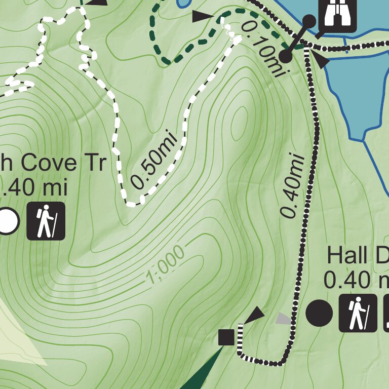Radnor Lake State Park Map by Tennessee State Parks | Avenza Maps