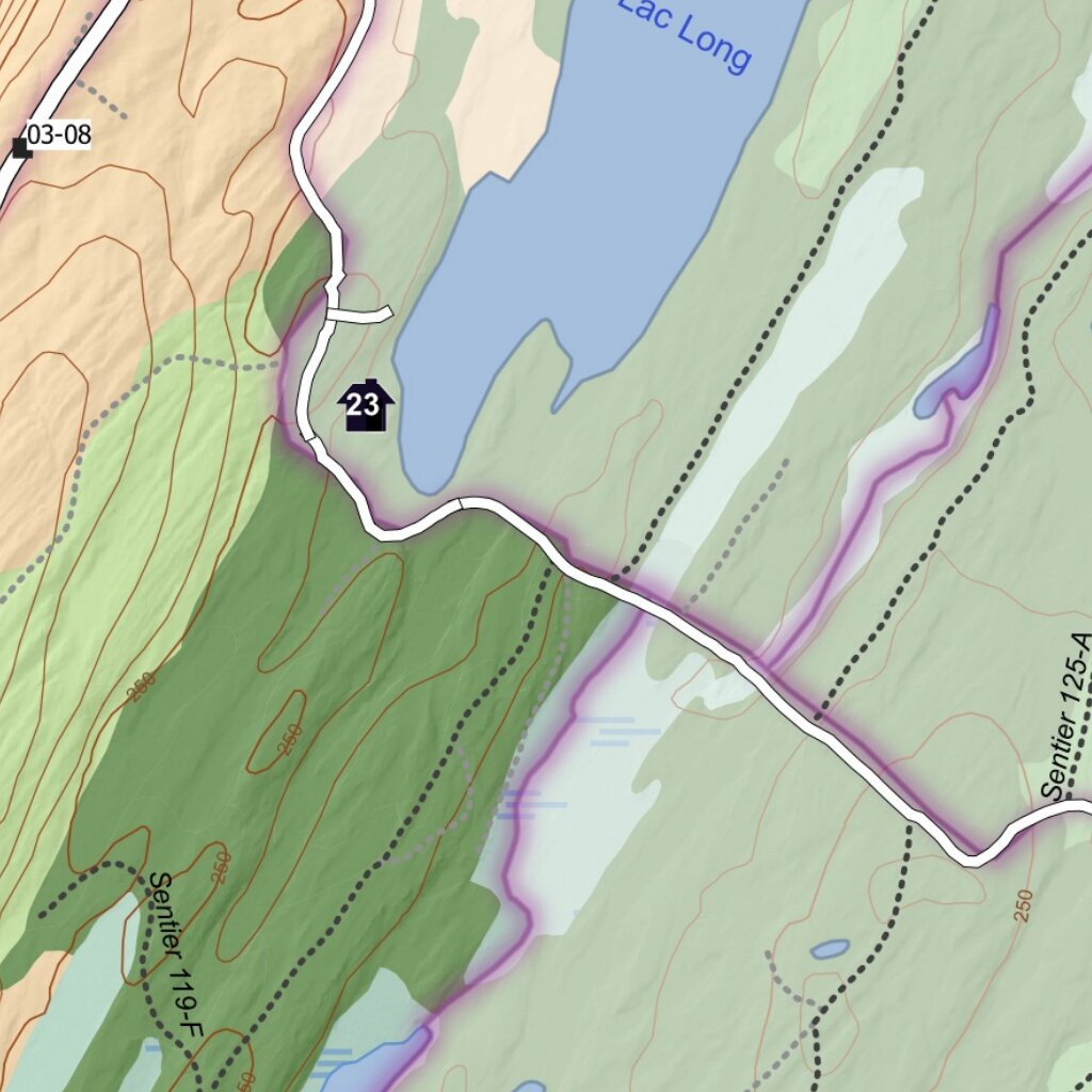 Carte écoforestière des zones de chasse 119B et 121 - Orignal Map by ...