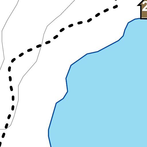 Lâche (lac) - Bathymétrie Map by Terfa | Avenza Maps
