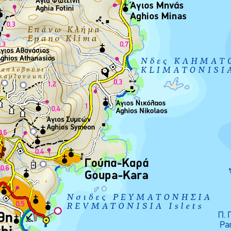 Kimolos, Cyclades Map by Terrain Editions | Avenza Maps