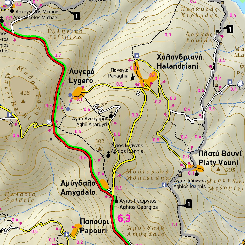 Syros, Cyclades Map by Terrain Editions | Avenza Maps
